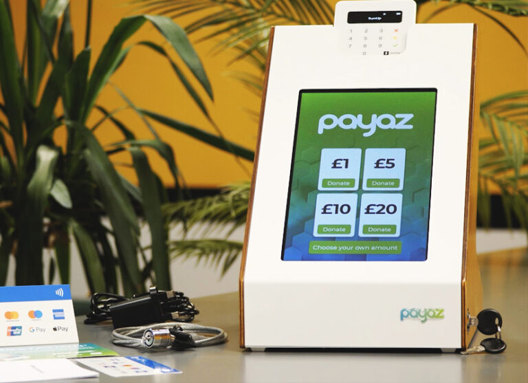 Payaz - Increase donations with contactless technology