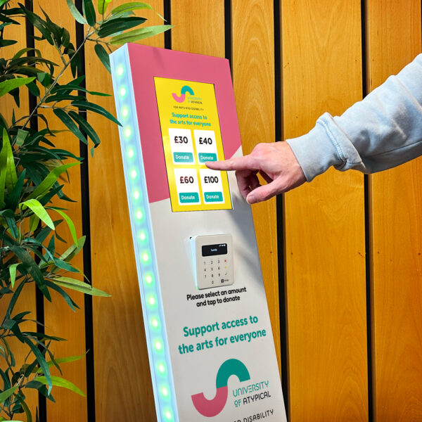 GivingStand Plus floor standing card payment unit - Payaz