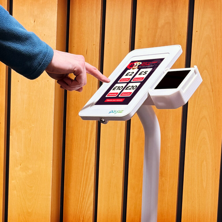 Payaz LocPad Pay freestanding device - Payaz
